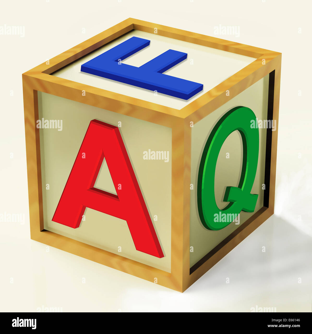 FAQ Block Meaning Questions Inquiries And Answers Stock Photo - Alamy