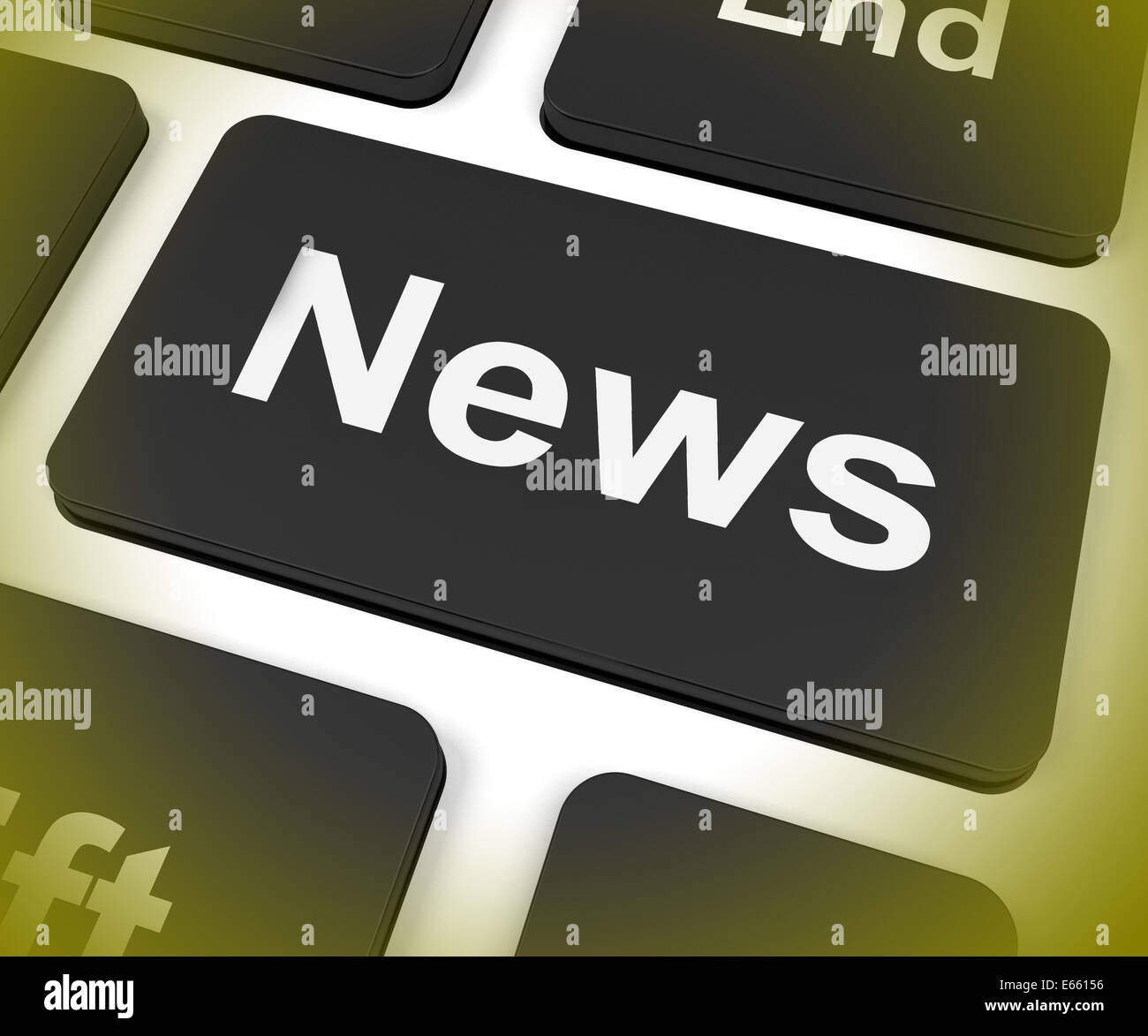 Breaking news key showing hi-res stock photography and images - Alamy