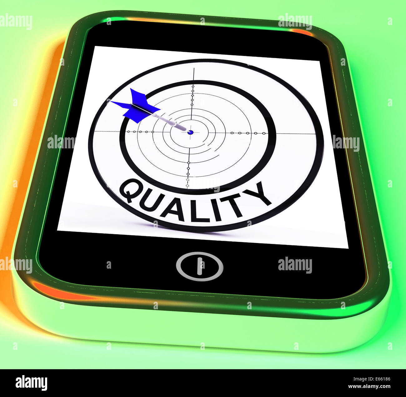 Quality Smartphone Meaning Excellent Goods And Customer Satisfaction ...