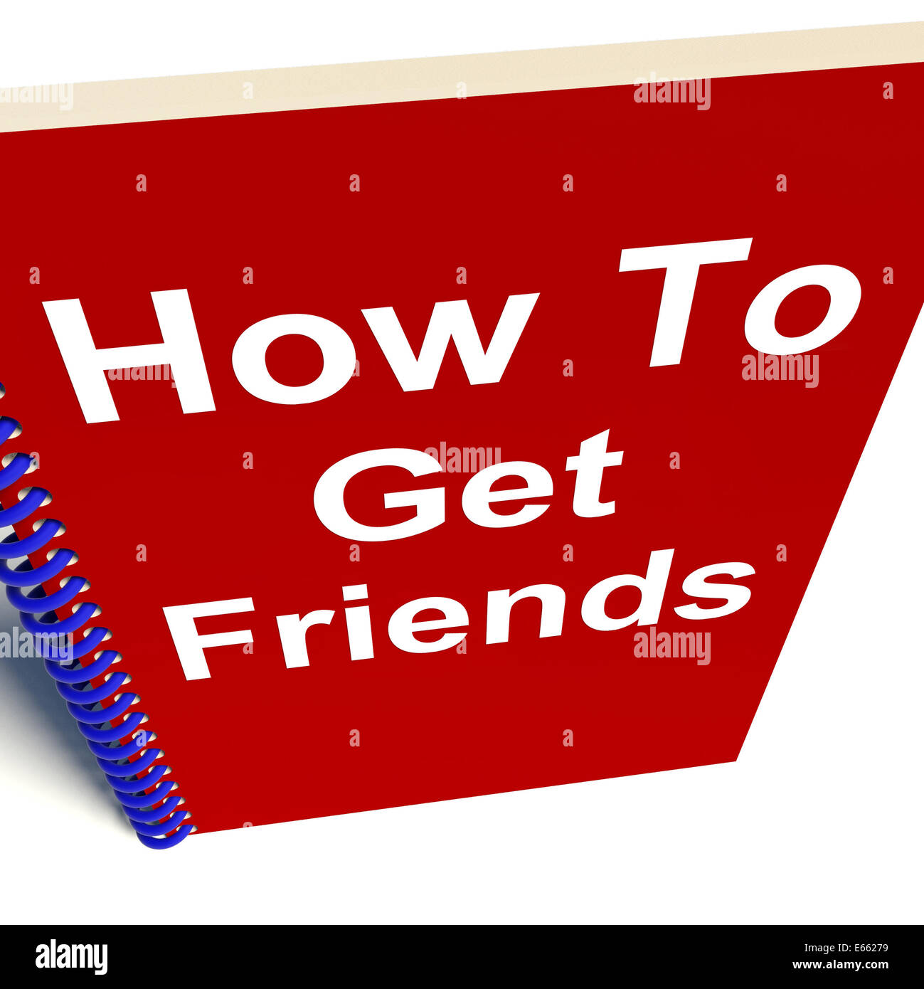 How to Get Friends on Notebook Representing Getting Buddies Stock Photo ...