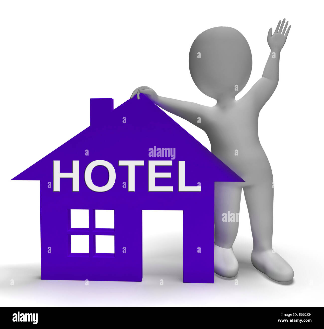Hotels and accommodation Cut Out Stock Images & Pictures - Alamy