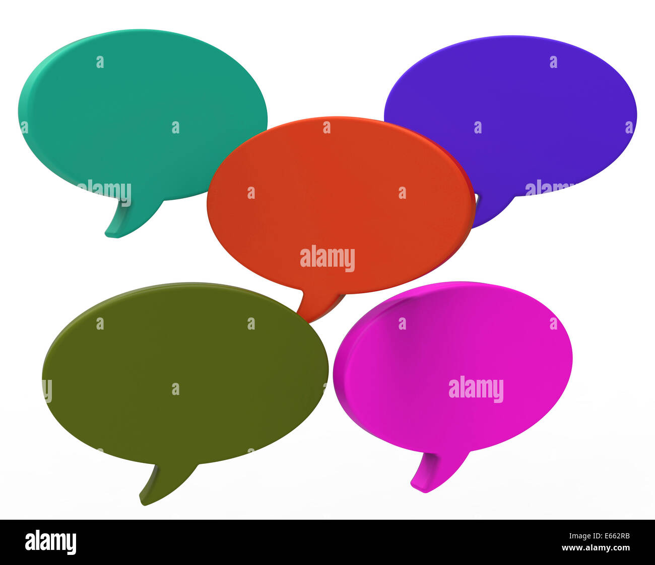 Blank word balloon Cut Out Stock Images & Pictures - Alamy