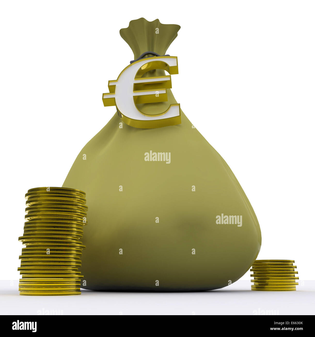 Euros money bag hi-res stock photography and images - Alamy