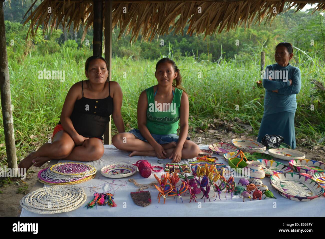 Amazonian handicrafts hi-res stock photography and images - Alamy