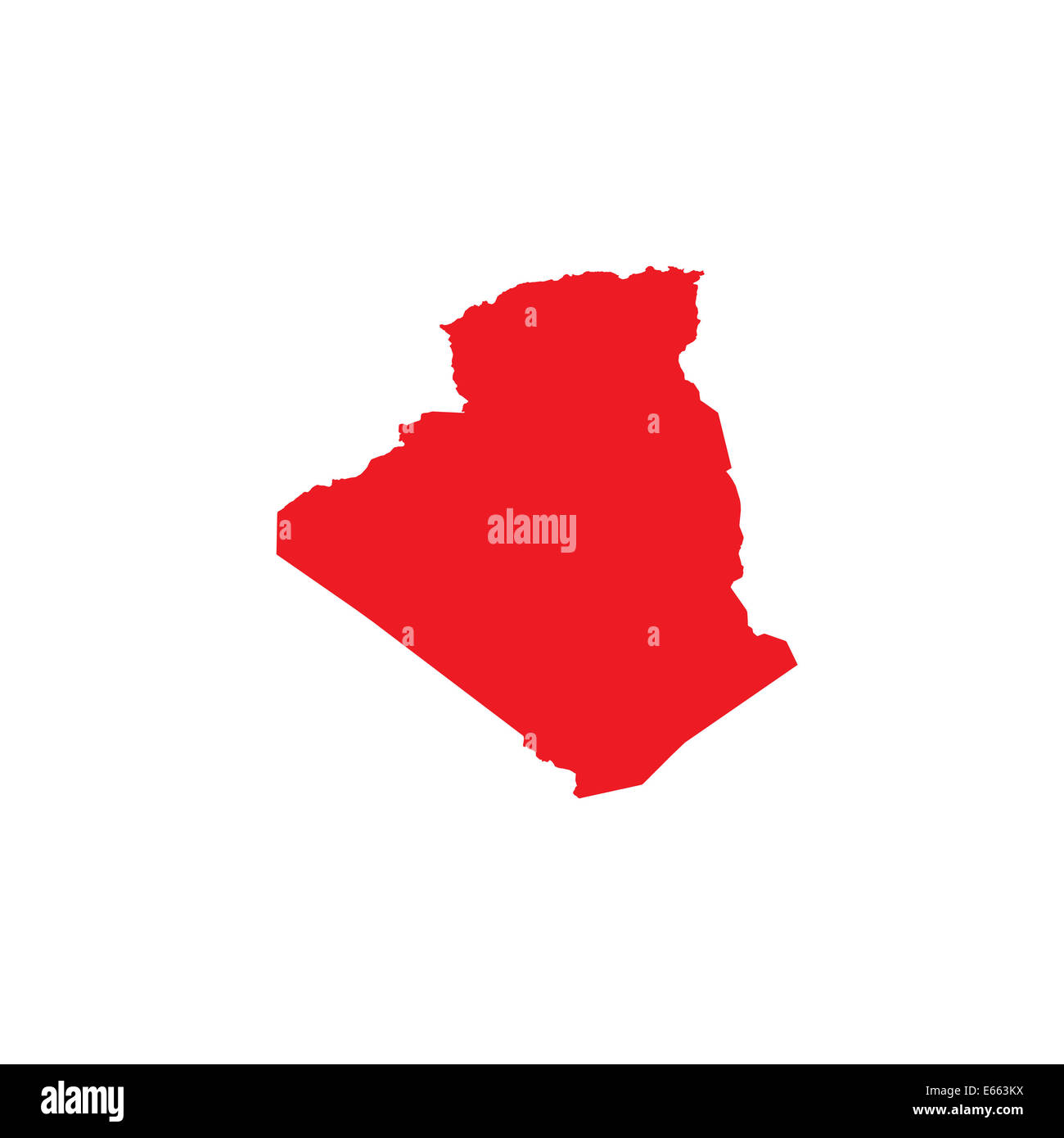 Algeria outline hi-res stock photography and images - Alamy