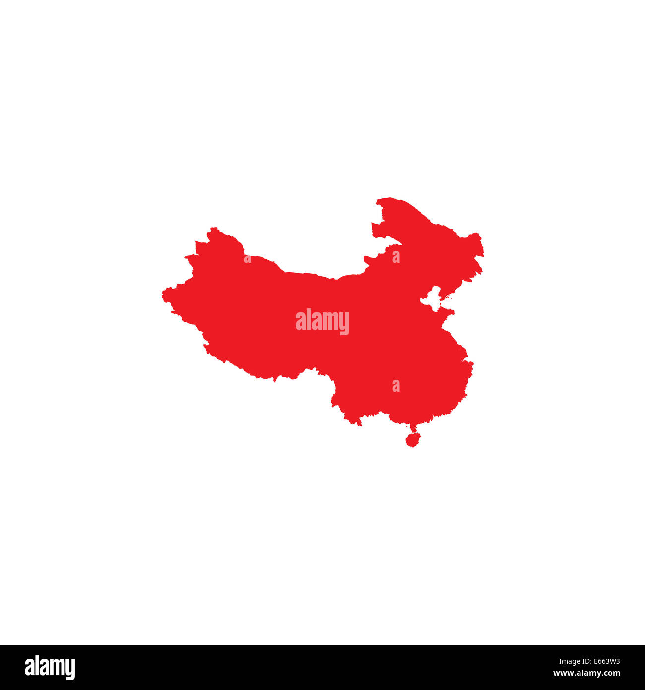 Shape Of Red China