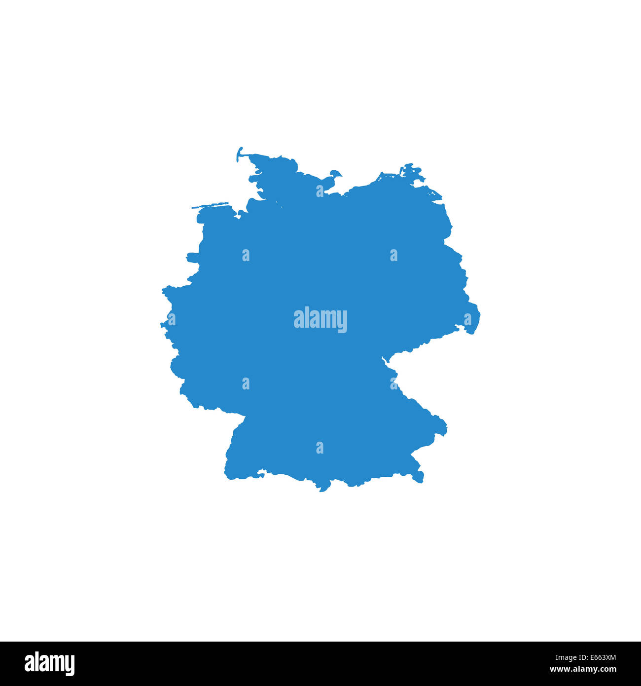 Germany country outline hi-res stock photography and images - Alamy