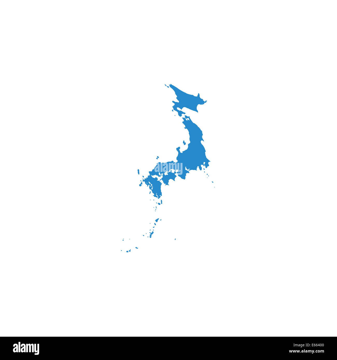 Japan country outline hi-res stock photography and images - Alamy