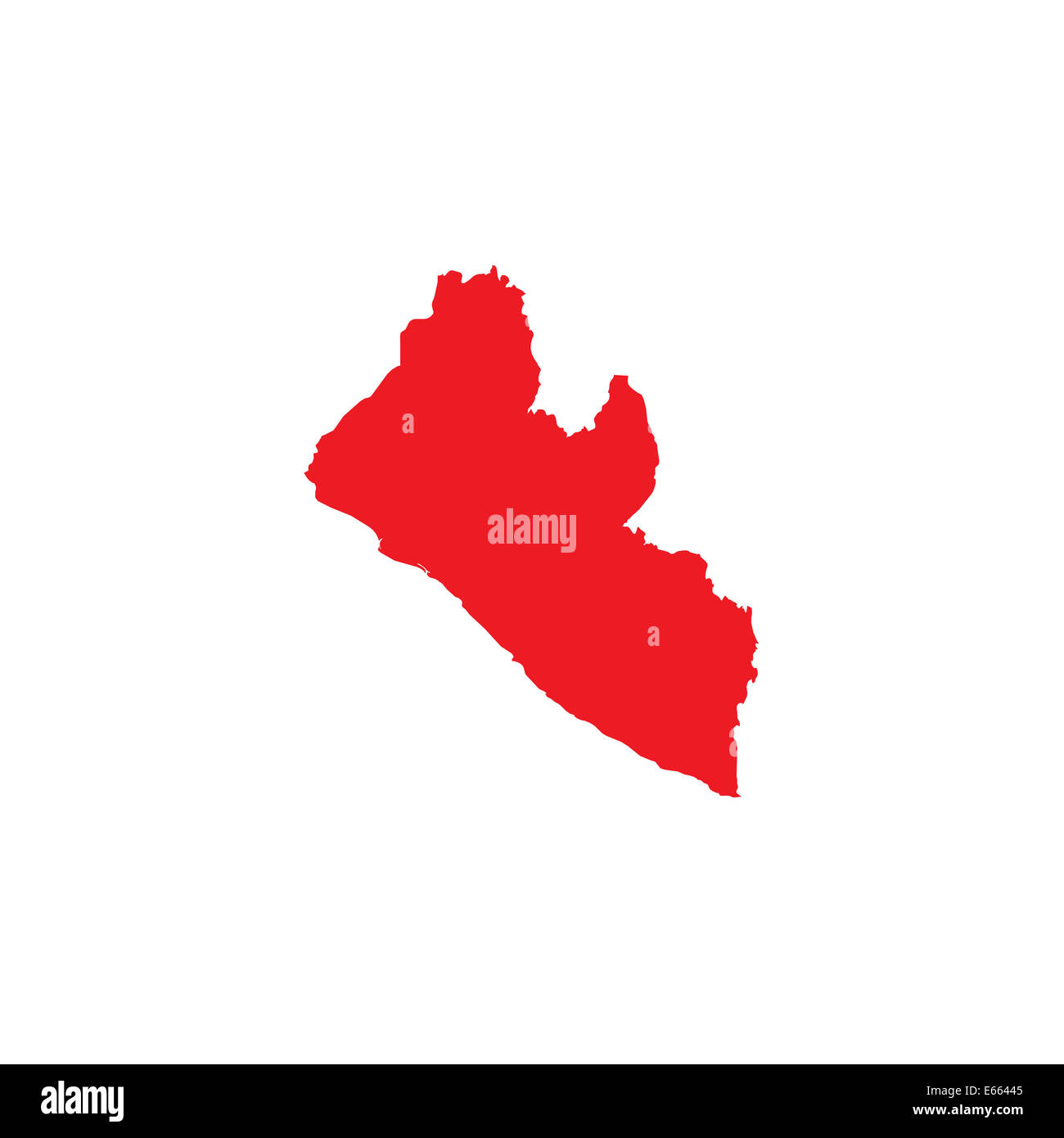 Liberia outline hi-res stock photography and images - Alamy