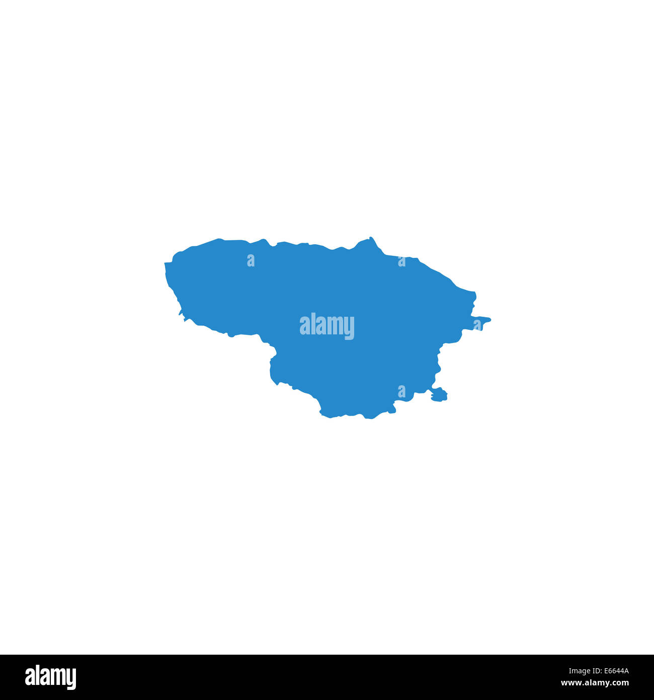 Shape of the Country of Lithuania Stock Photo - Alamy