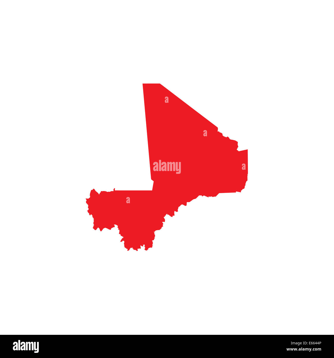 Mali country outline hi-res stock photography and images - Alamy