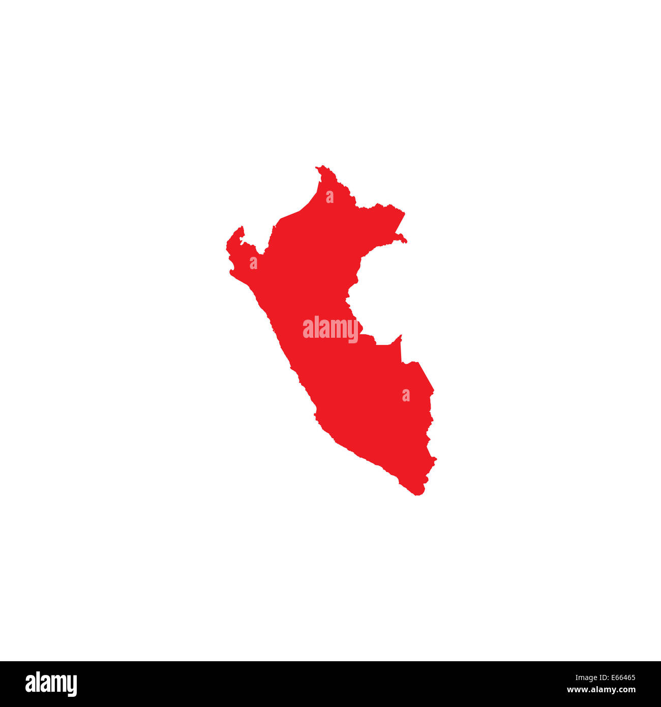 Peru outline hi-res stock photography and images - Alamy