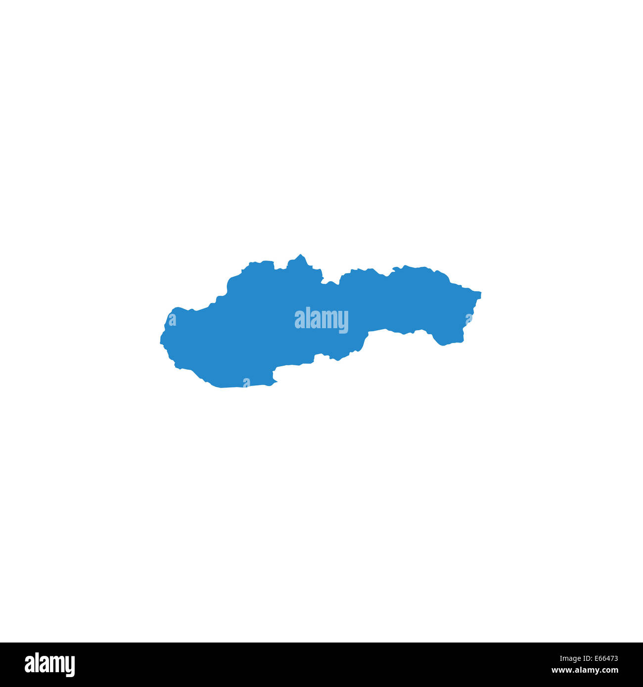 Silhouette slovakia Cut Out Stock Images & Pictures - Alamy