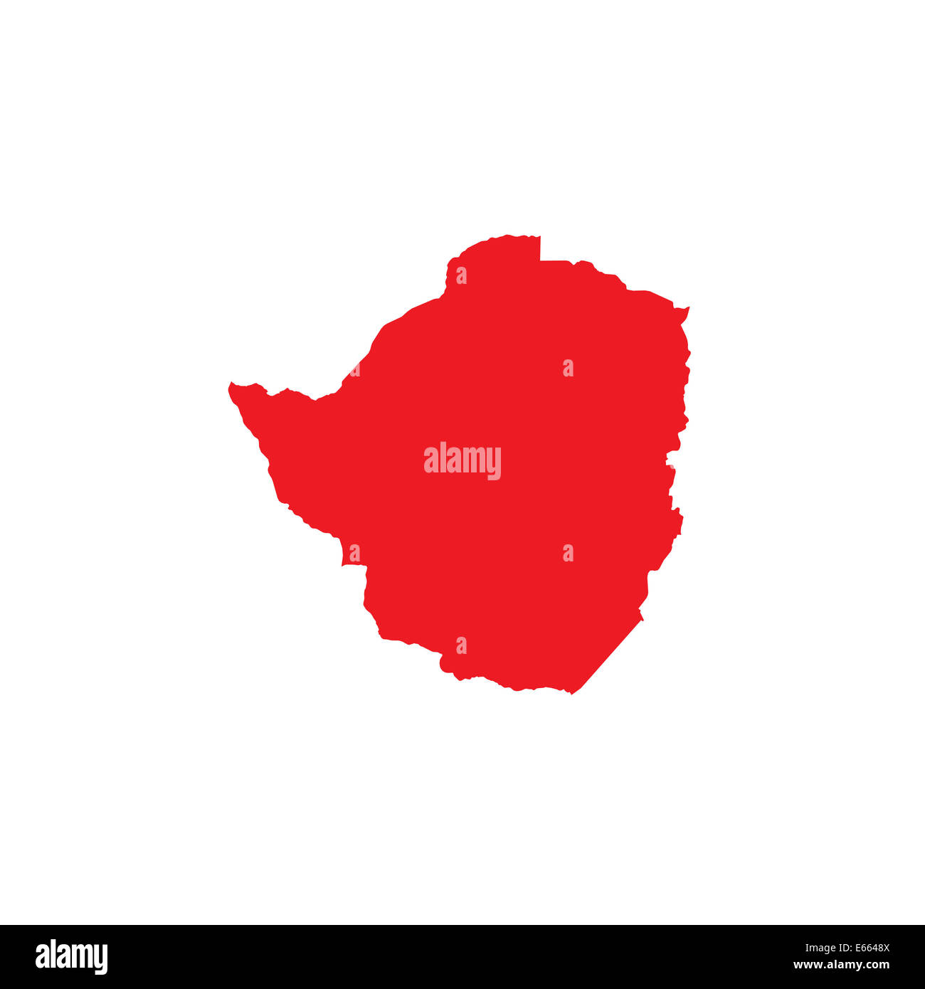 Zimbabwe country black outline hi-res stock photography and images - Alamy