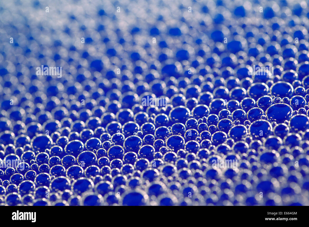 Blue bubbles background Stock Photo - Alamy