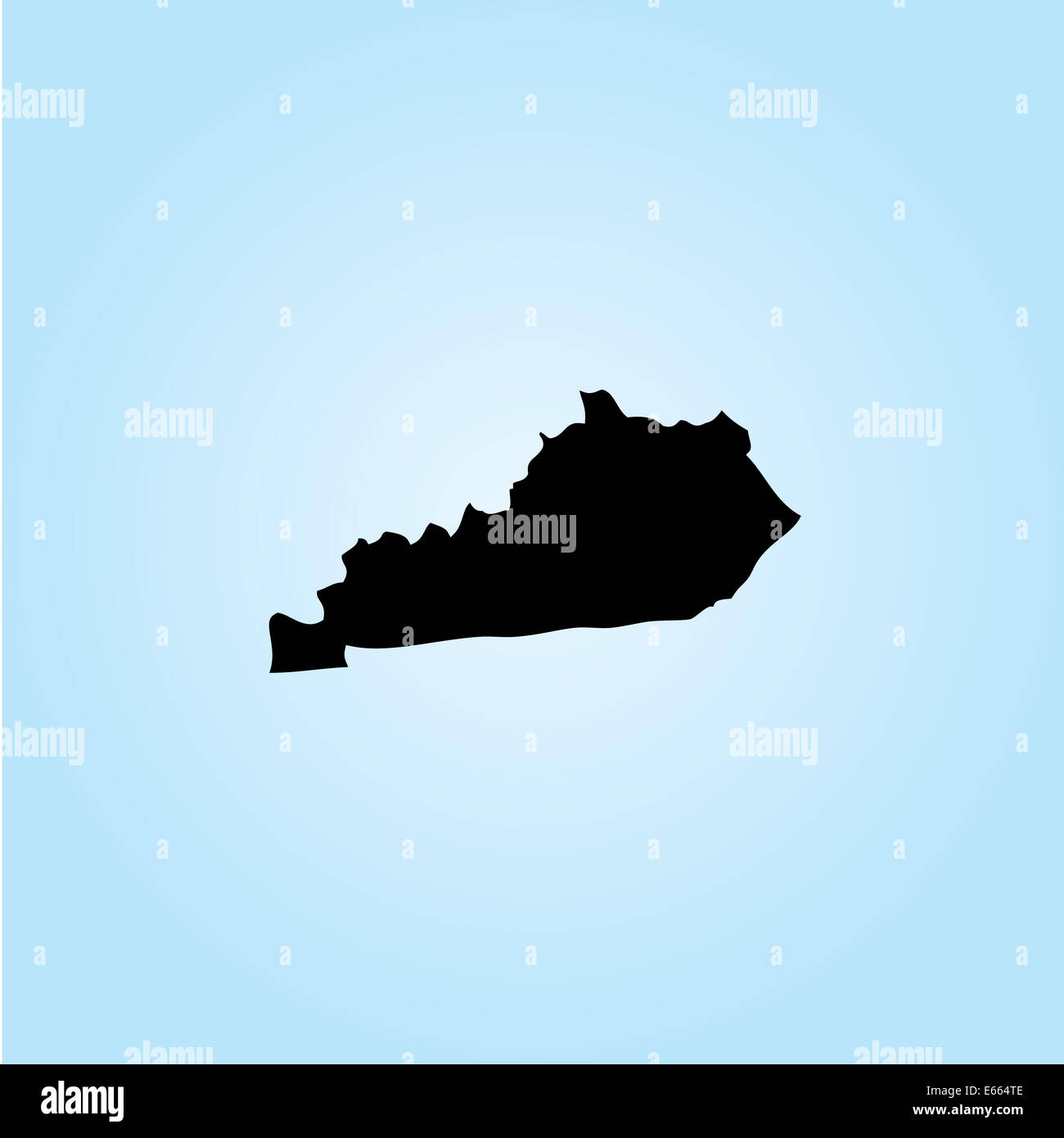 Kentucky outline hi-res stock photography and images - Alamy