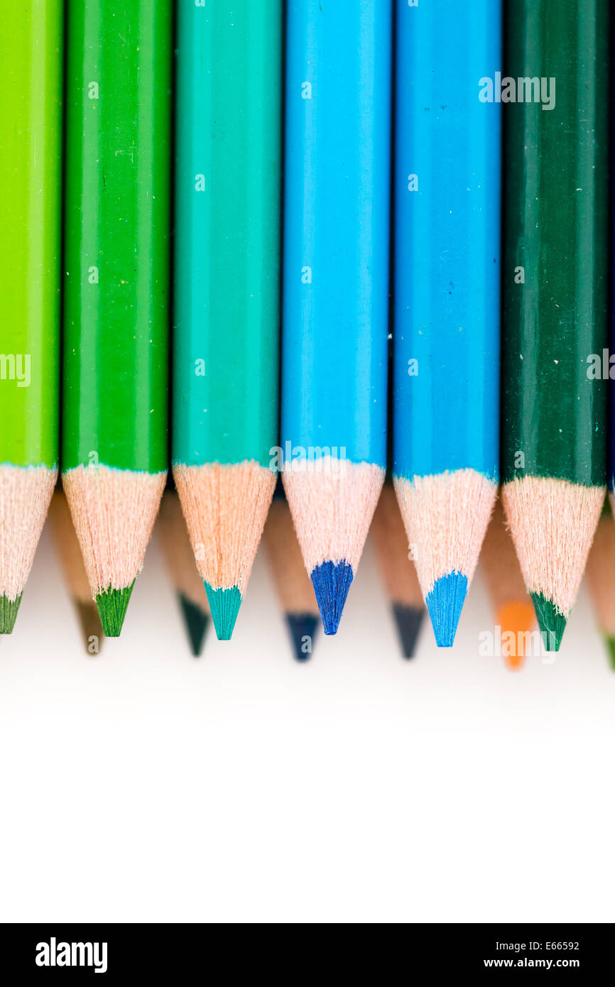 Brand new color pencils right out of the box for school supplies Stock ...