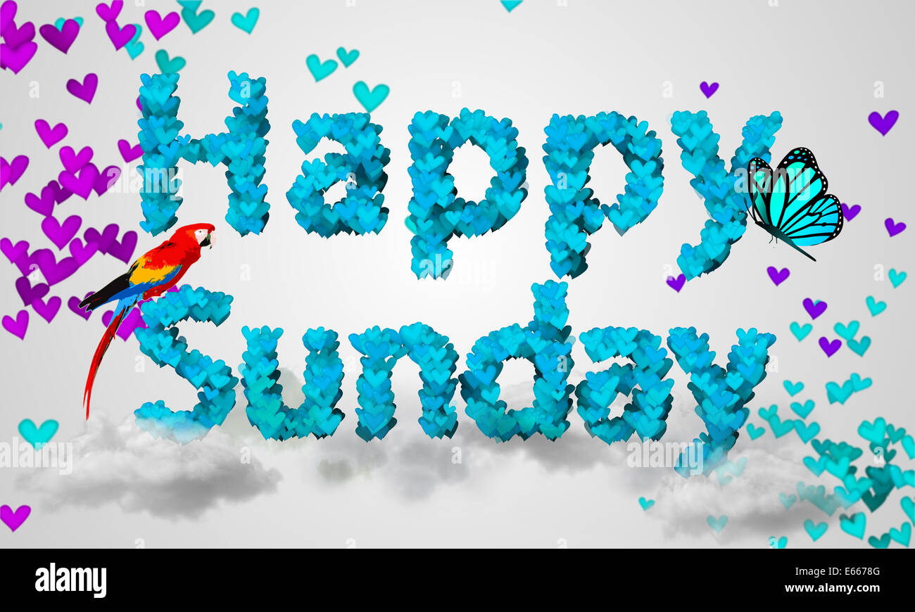 Happy sunday hi-res stock photography and images - Alamy
