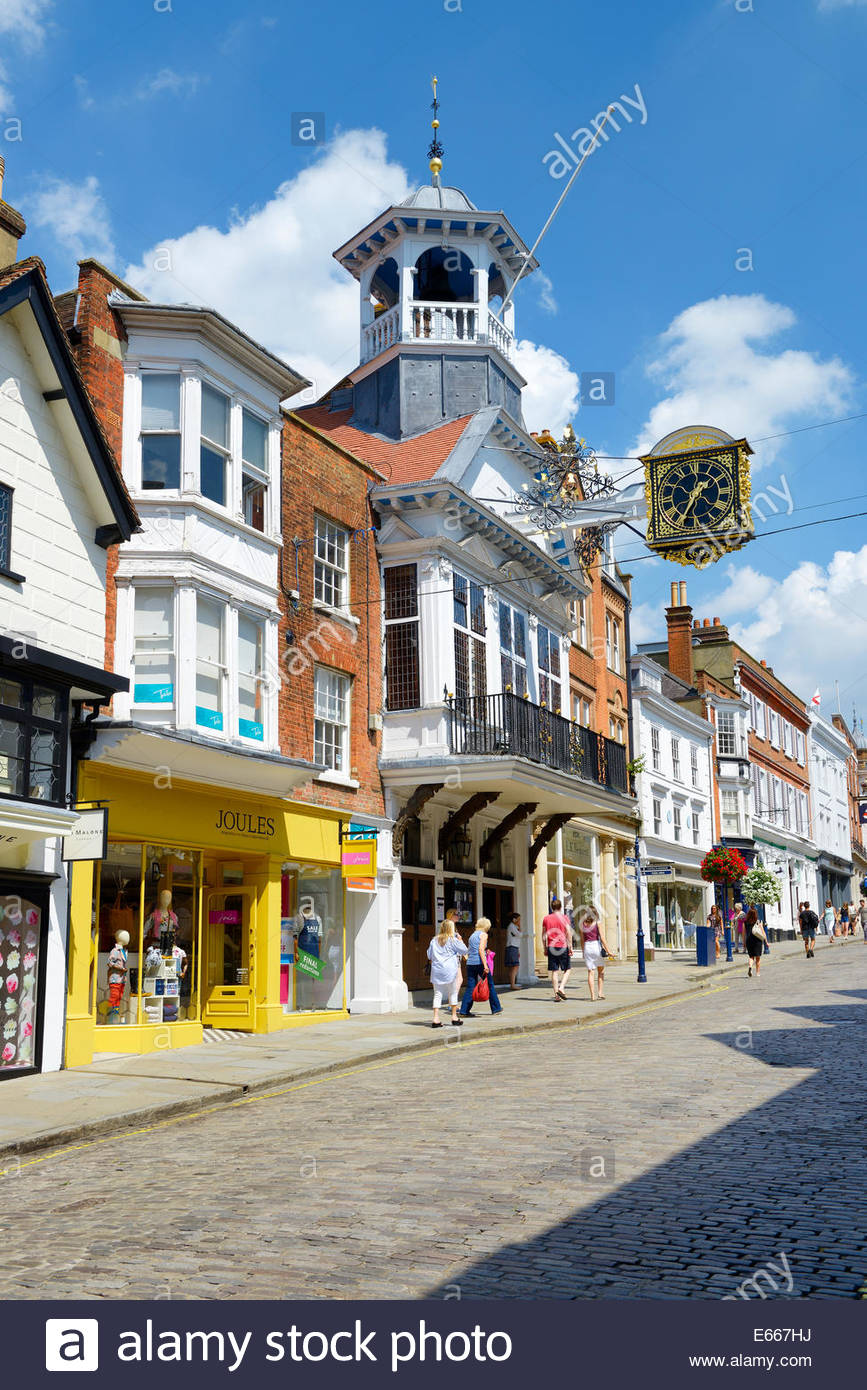 High Street Guildford High Resolution Stock Photography and Images - Alamy