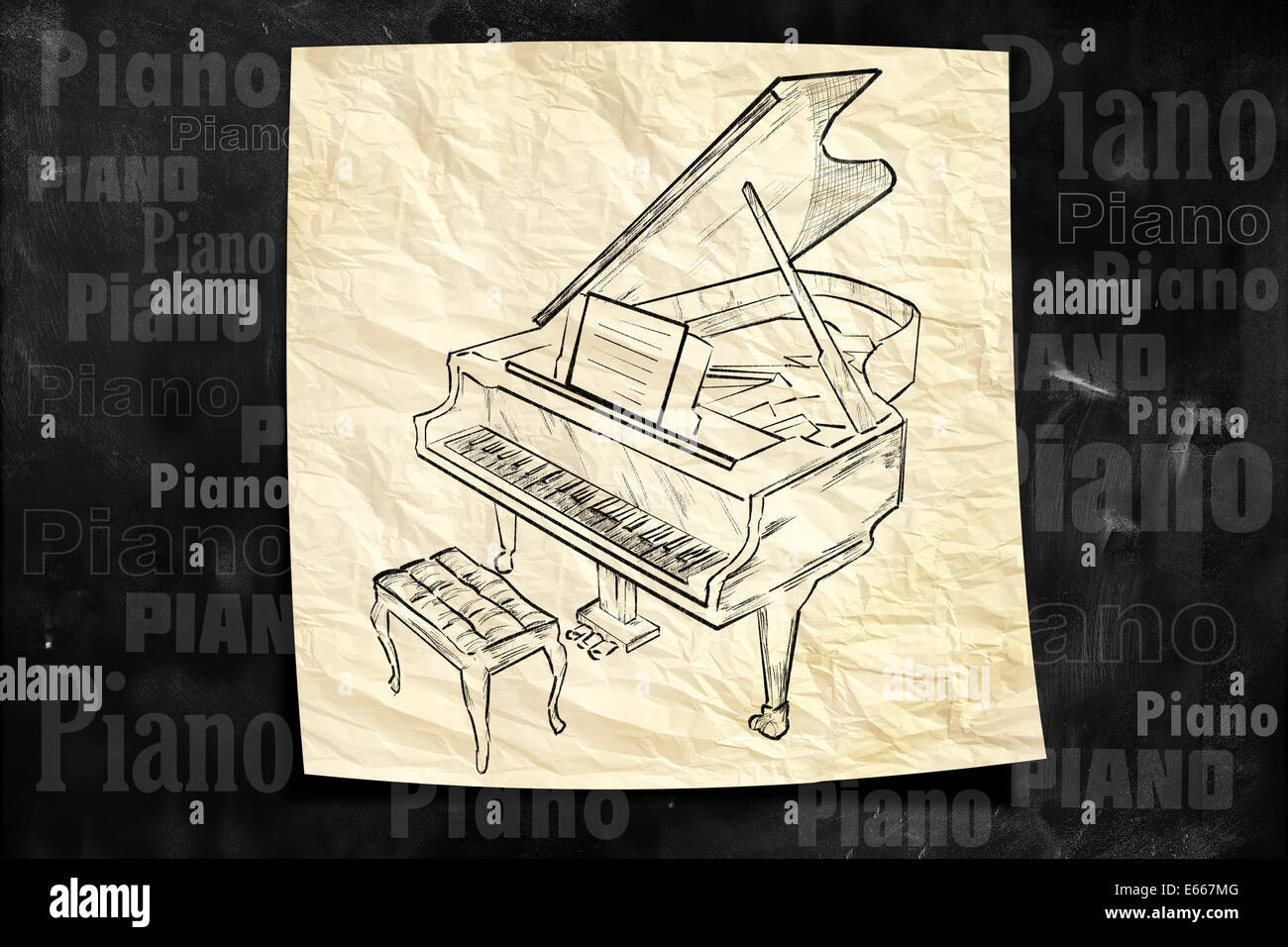 Jakhae Instrument Drawing