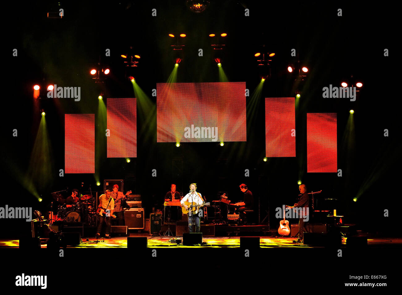 Toronto, Canada. 15th August 2014. Canadian Country rock band BLUE ...