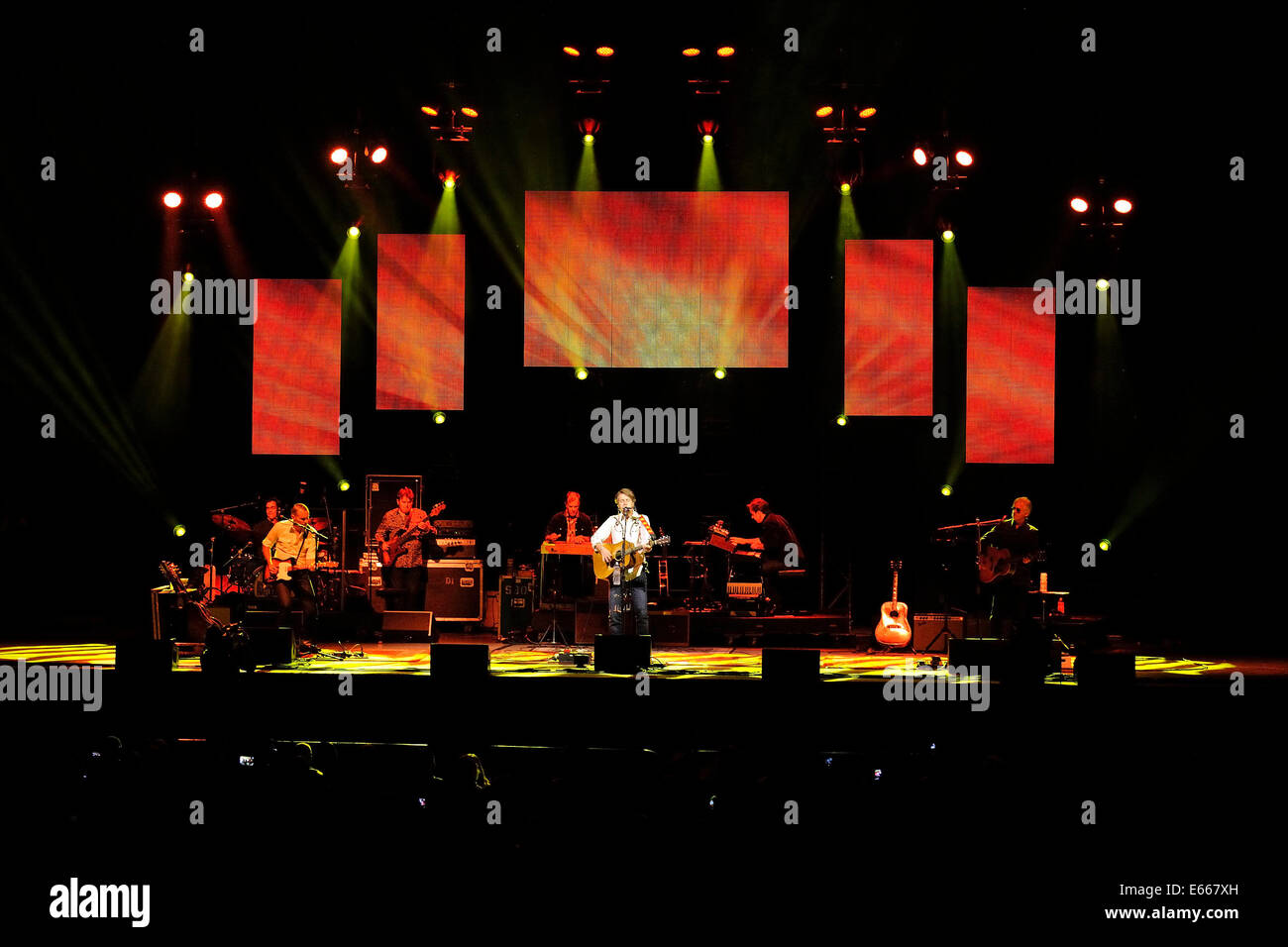 Toronto, Canada. 15th August 2014. Canadian Country rock band BLUE ...