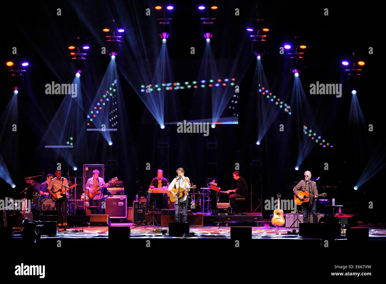 Toronto, Canada. 15th August 2014. Canadian Country rock band BLUE ...