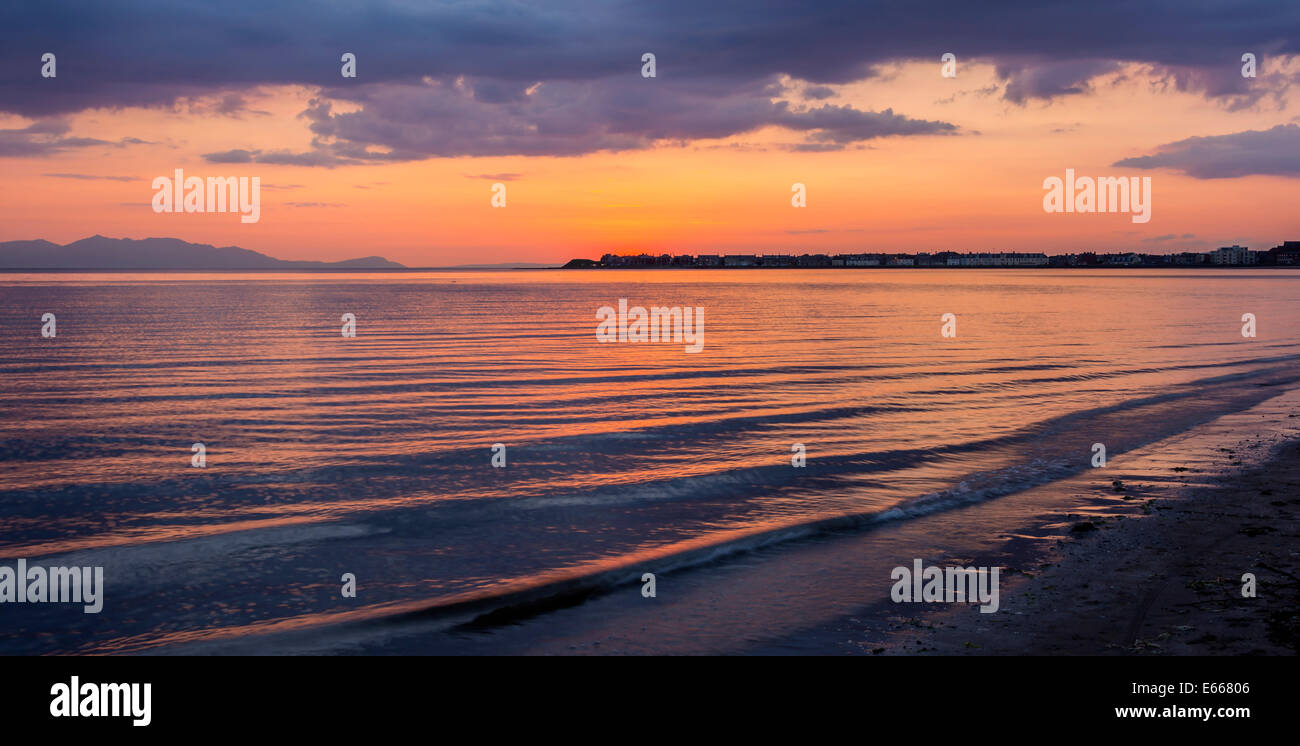 Troon sunset, Ayrshire, Scotland Stock Photo - Alamy