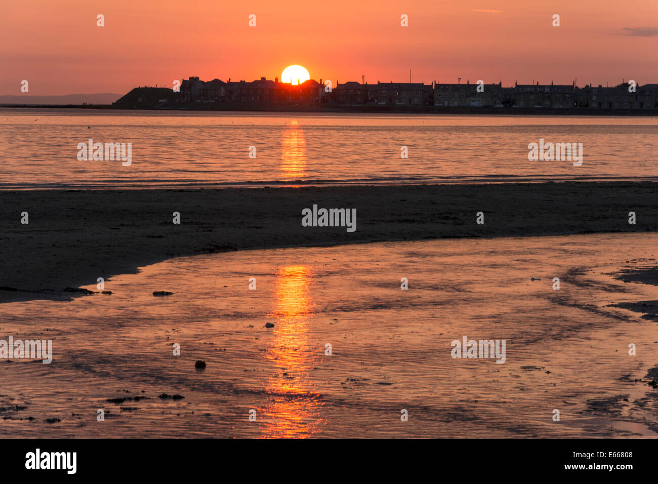 Troon sunset, Ayrshire, Scotland Stock Photo - Alamy