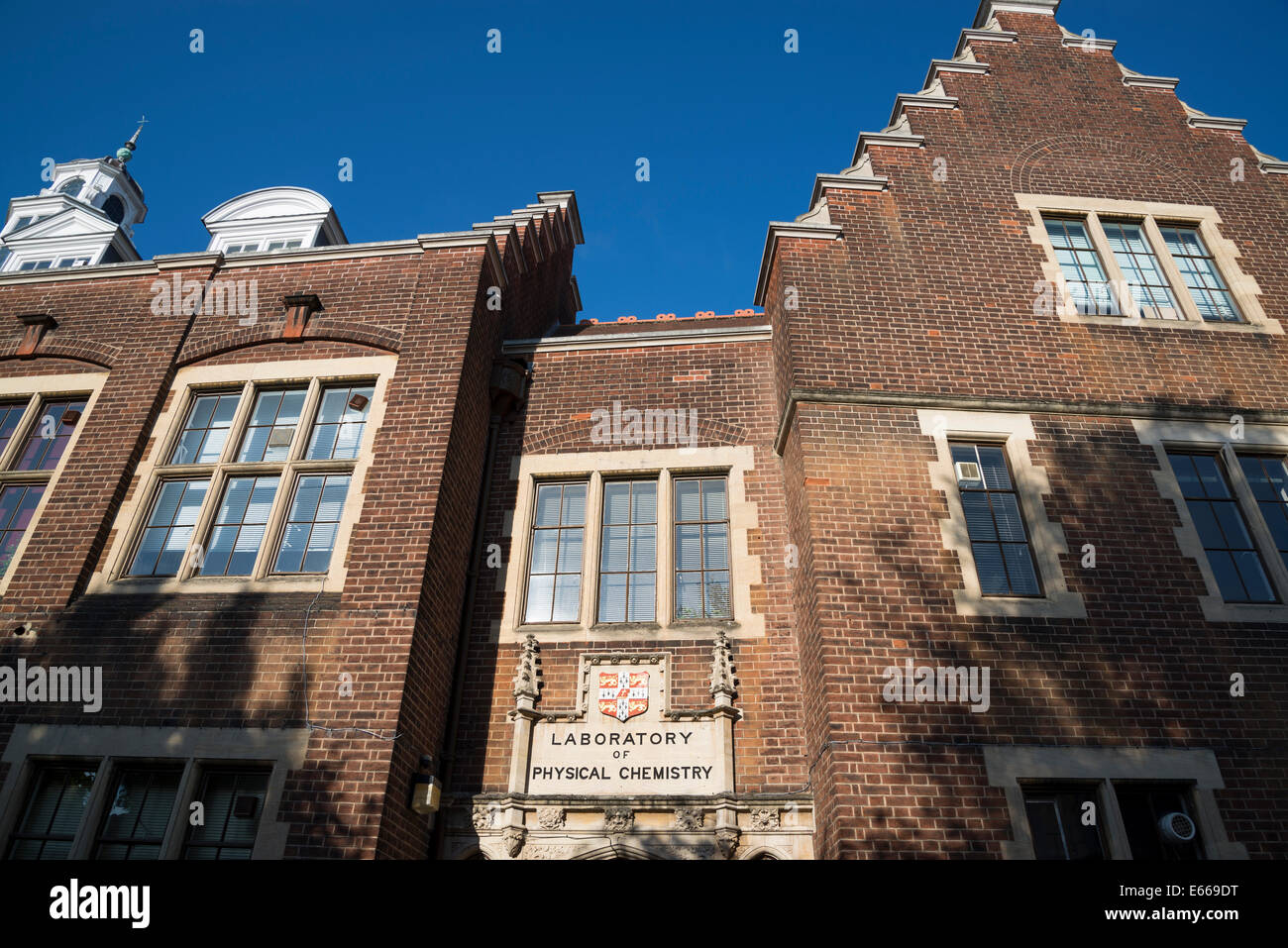 Museum at the Cavendish Laboratory, Cambridge, England, UK Stock Photo ...