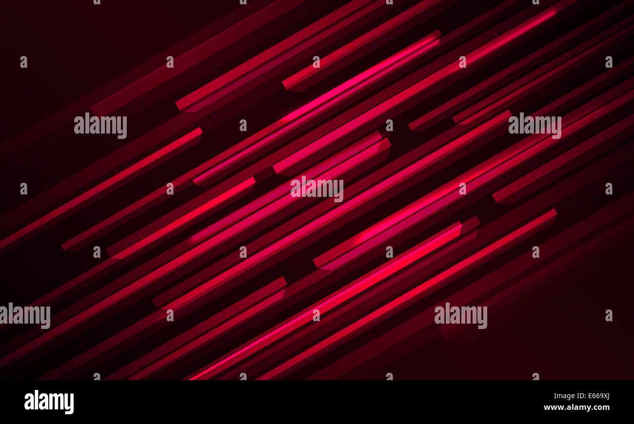 Cube 3D red background image Stock Photo - Alamy