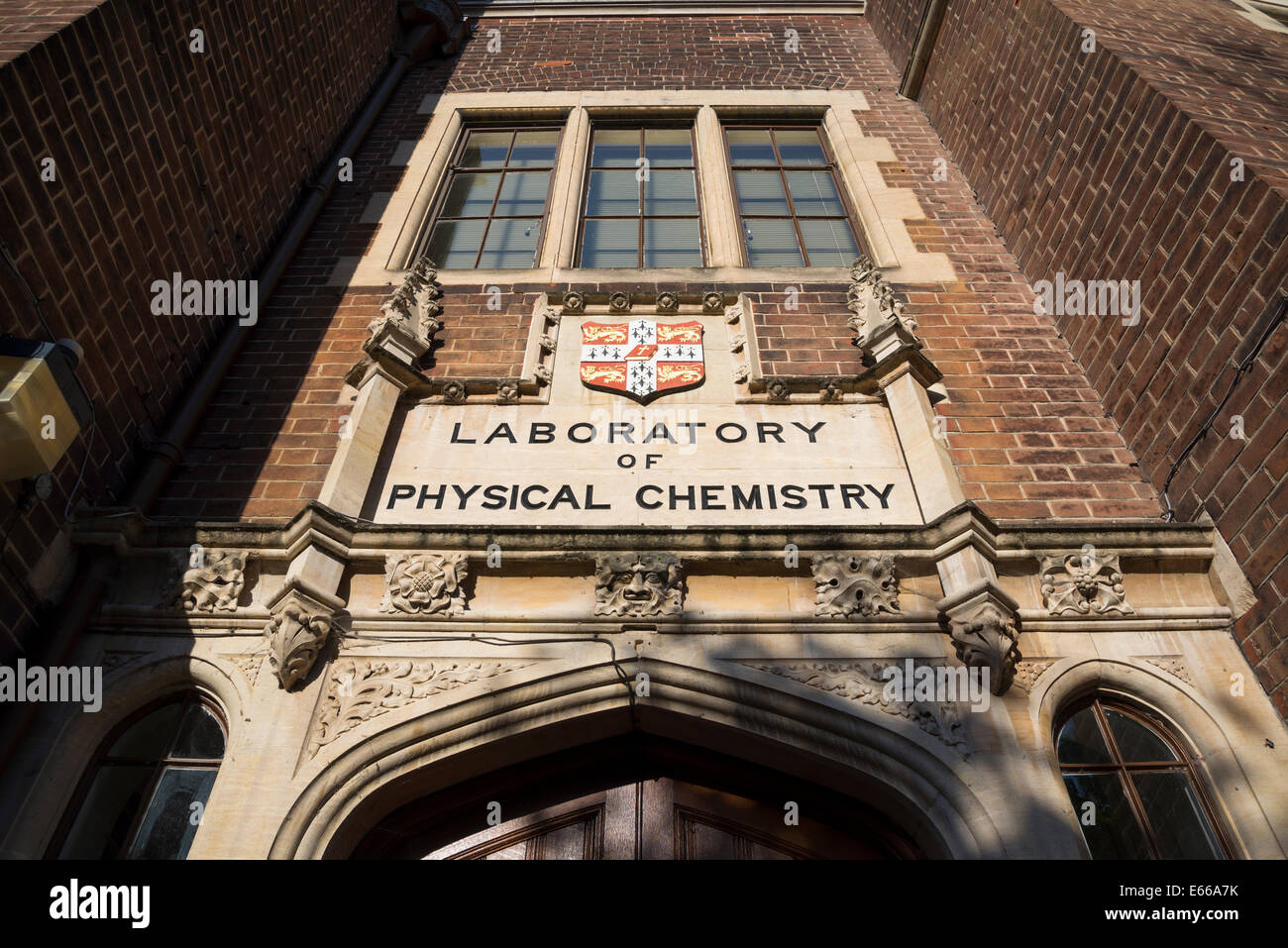 Museum at the Cavendish Laboratory, Cambridge, England, UK Stock Photo ...