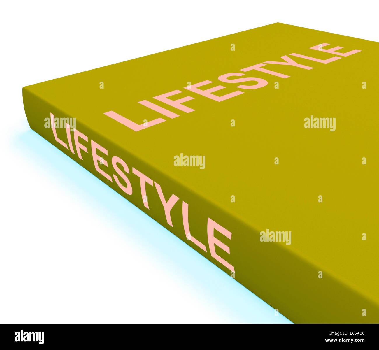 Lifestyle Book Showing Books About Life Choices Stock Photo - Alamy