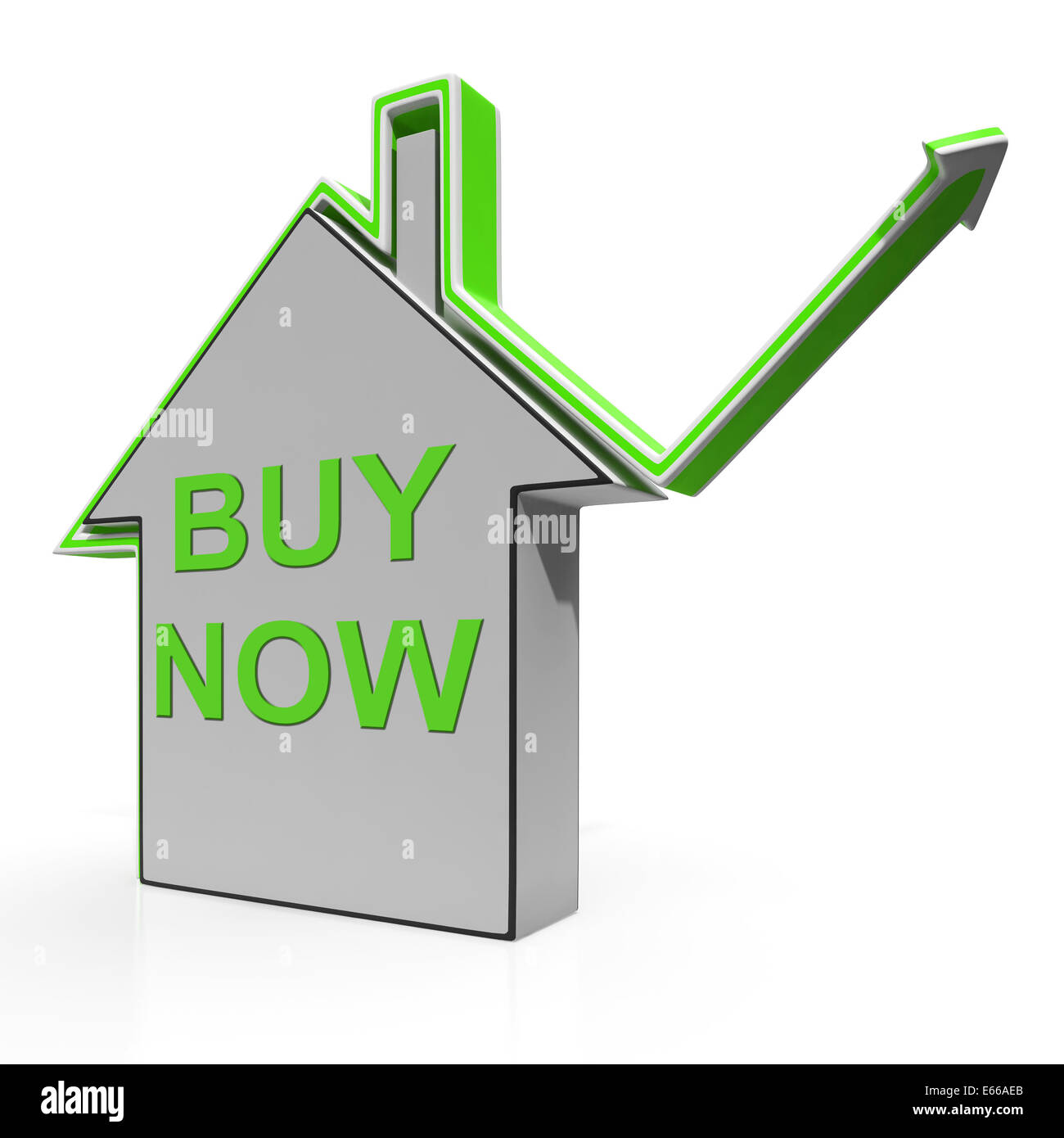 Buy Now House Showing Real Estate On Market Stock Photo - Alamy