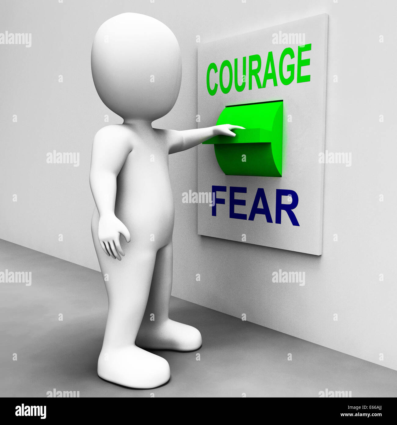 Courageous character hi-res stock photography and images - Alamy