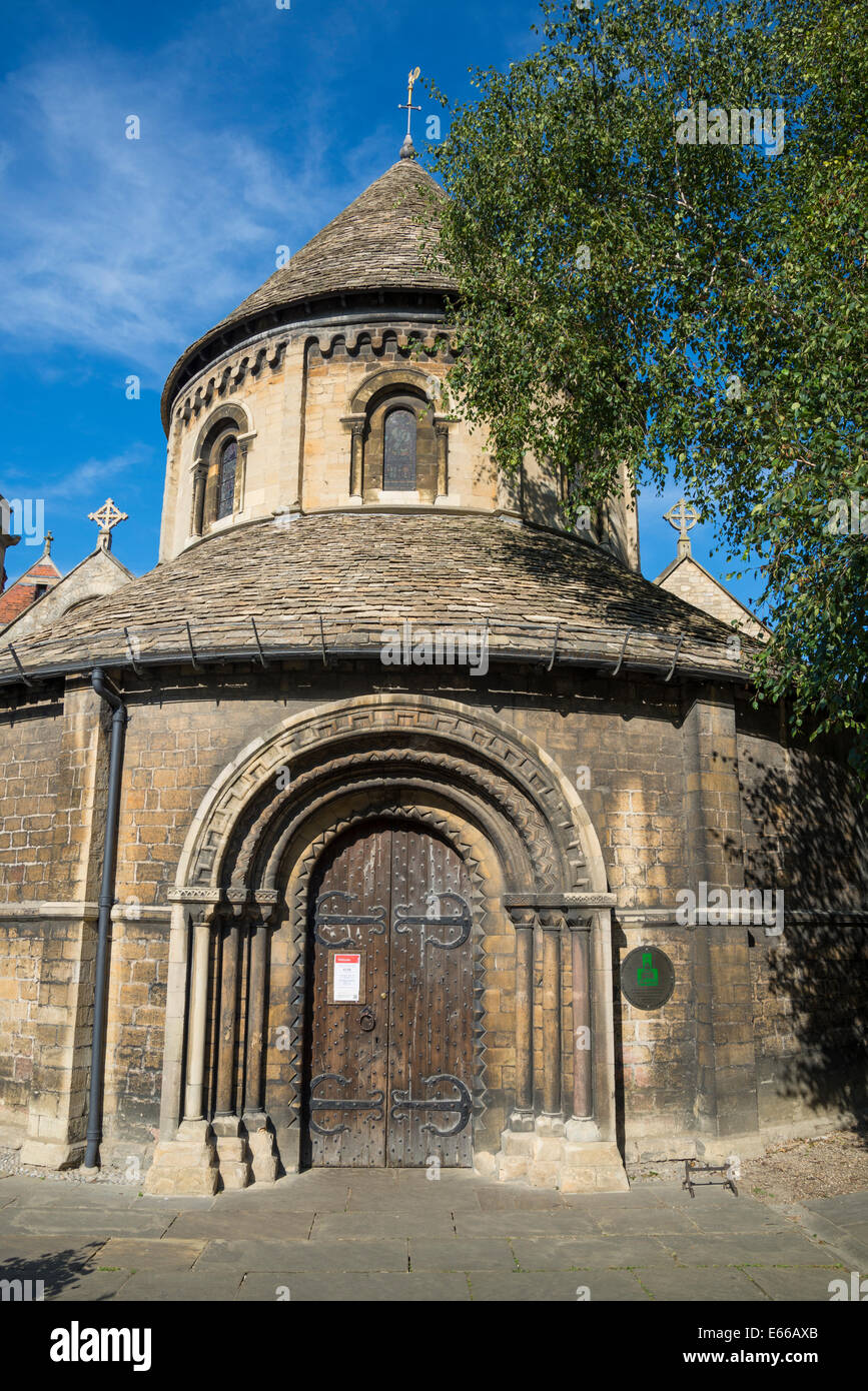 Round Church or Holy Sepulchre Church, Cambridge, England, UK Stock ...