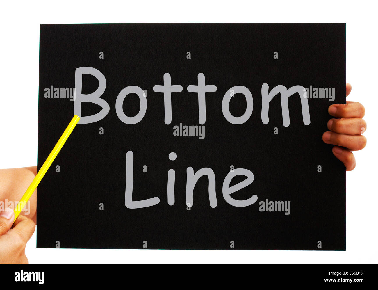 Bottom line hi-res stock photography and images - Alamy