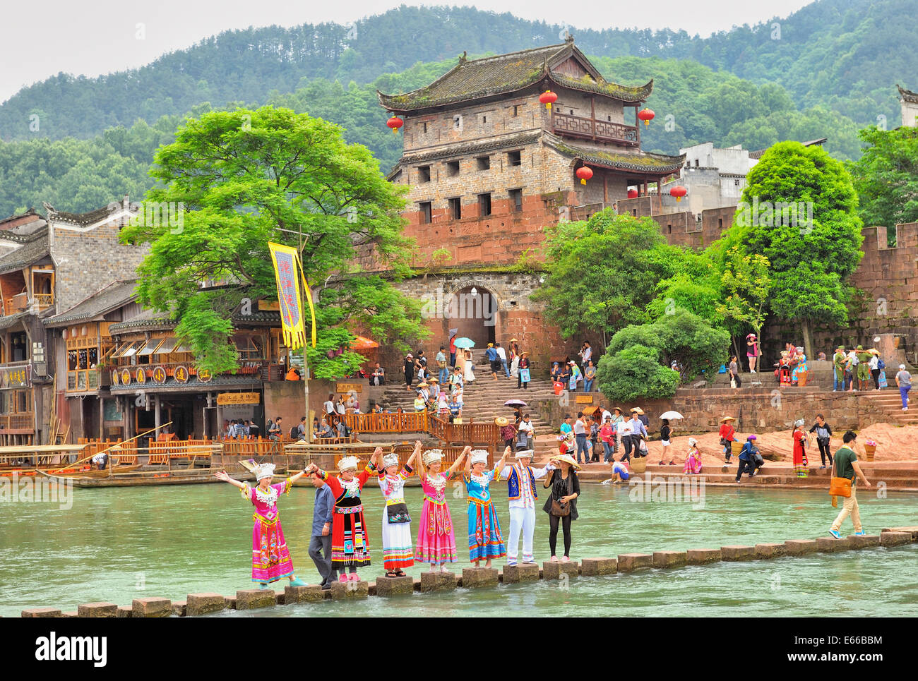 Tujia and Miao ethnic origins Stock Photo - Alamy