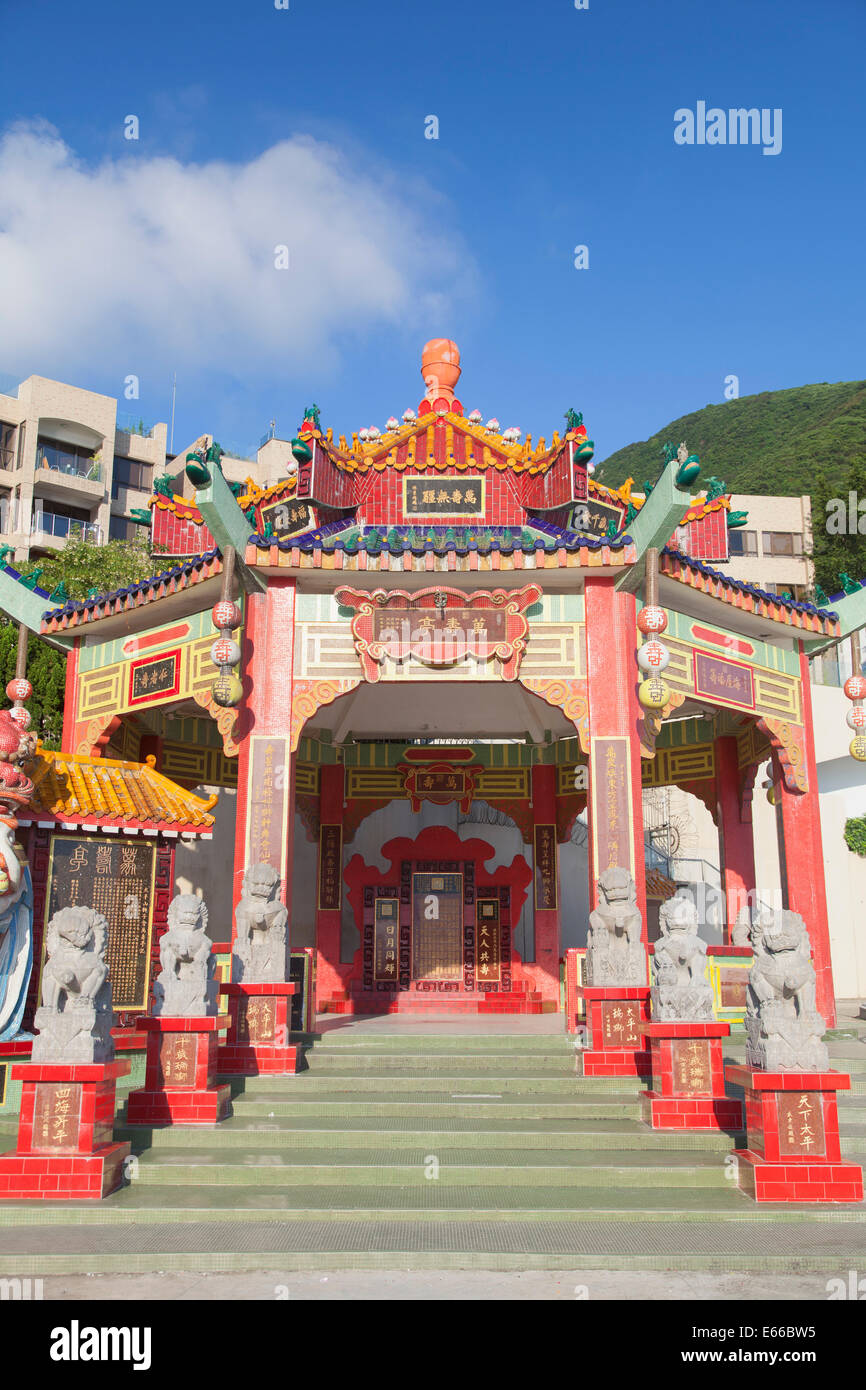 Tin Hau temple at Repulse Bay, Hong Kong Island, Hong Kong Stock Photo ...
