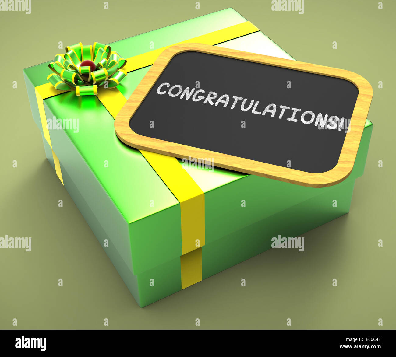 Congratulations Present Card Showing Accomplishments And Achievements ...