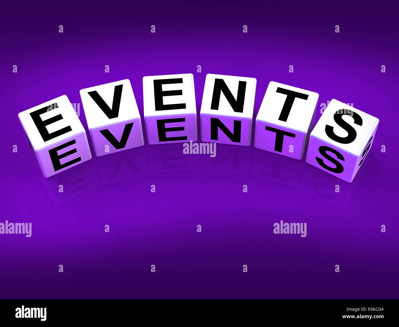 Events Blocks Representing Functions Experiences and Occurrences Stock ...