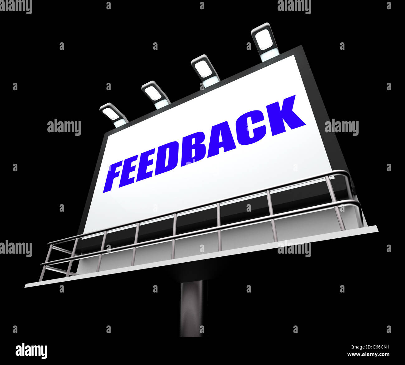 Feedback Sign Representing Opinion Evaluation and Comment Stock Photo ...