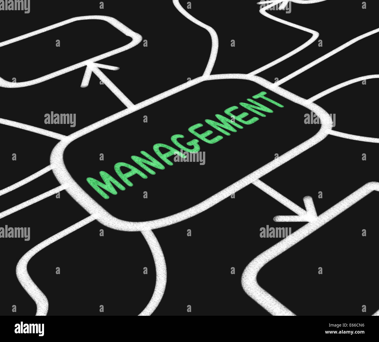 Management Diagram Meaning Administration Executives And Bosses Stock ...