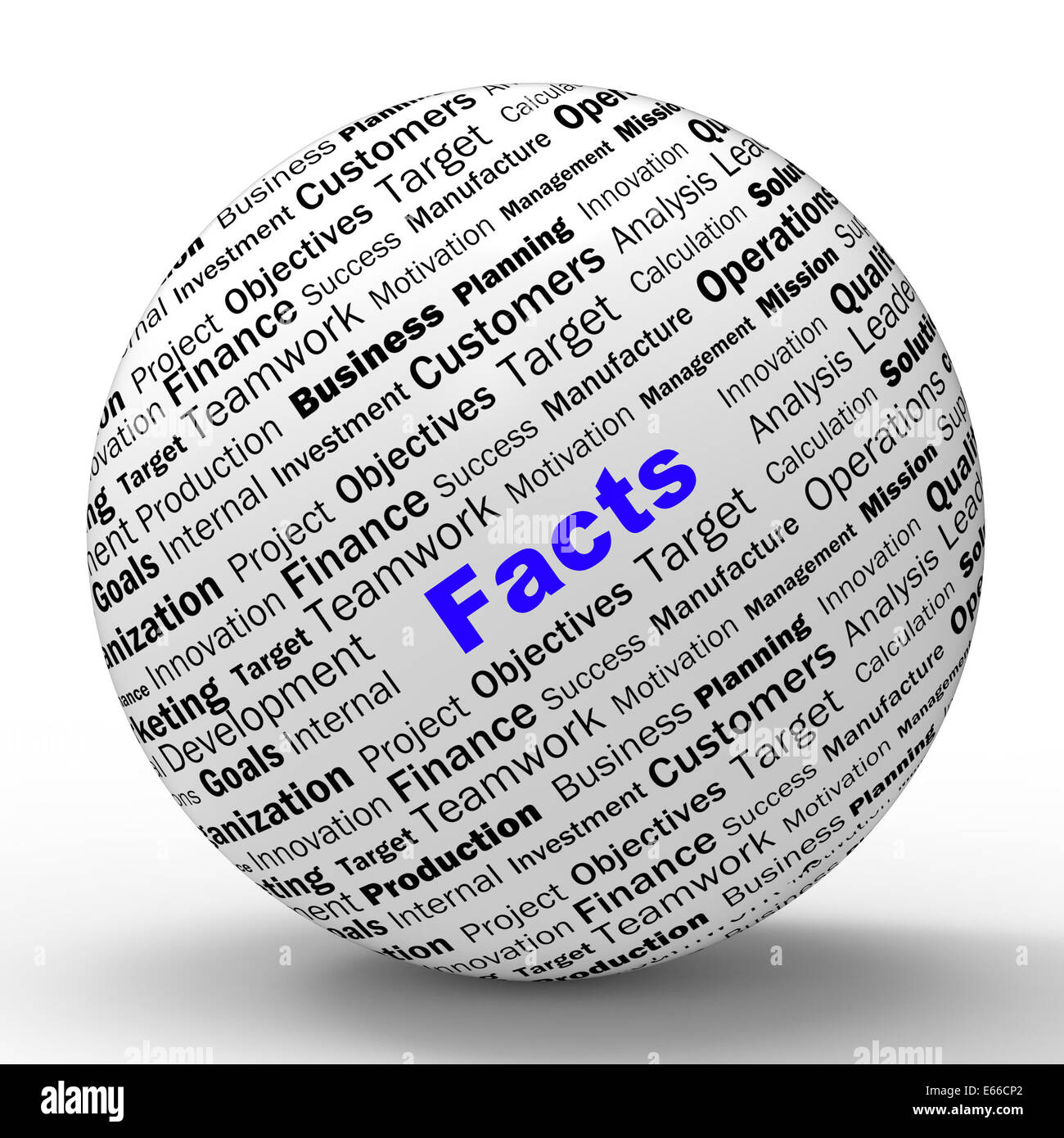Facts Sphere Definition Means Truth Honesty And Wisdom Stock Photo - Alamy