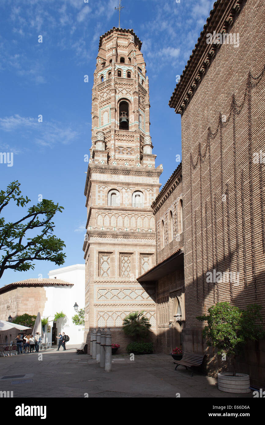 Replica of Torre de Utebo in Poble Espanyol - Spanish Village in ...