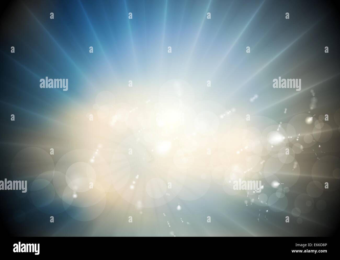 Glowing abstract vector sunlight background Stock Photo - Alamy