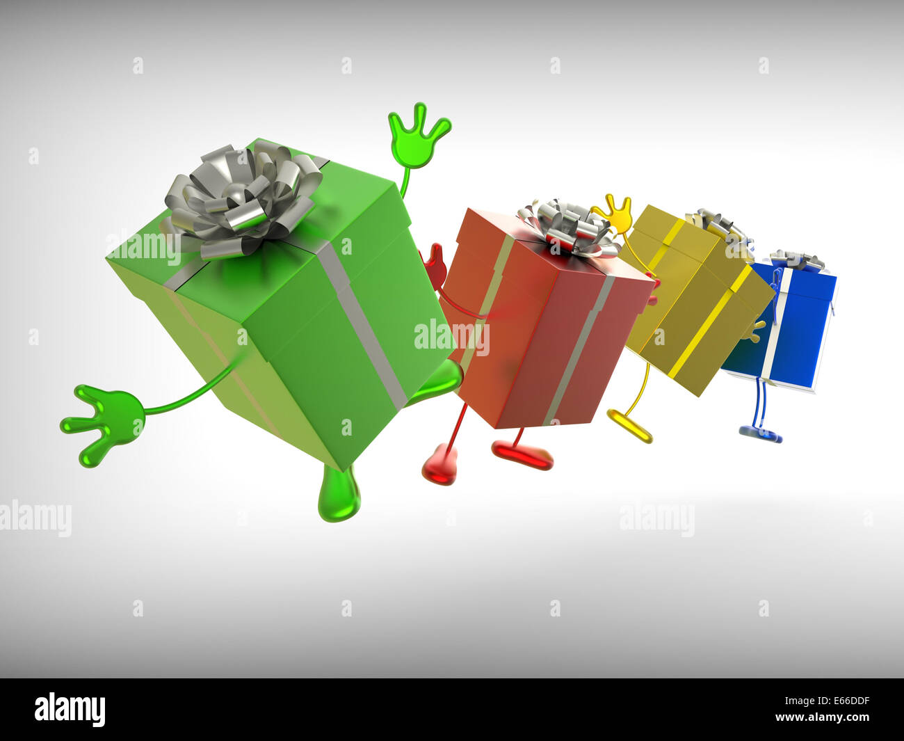 Presents Meaning Buying And Giving The Perfect Gift Stock Photo - Alamy