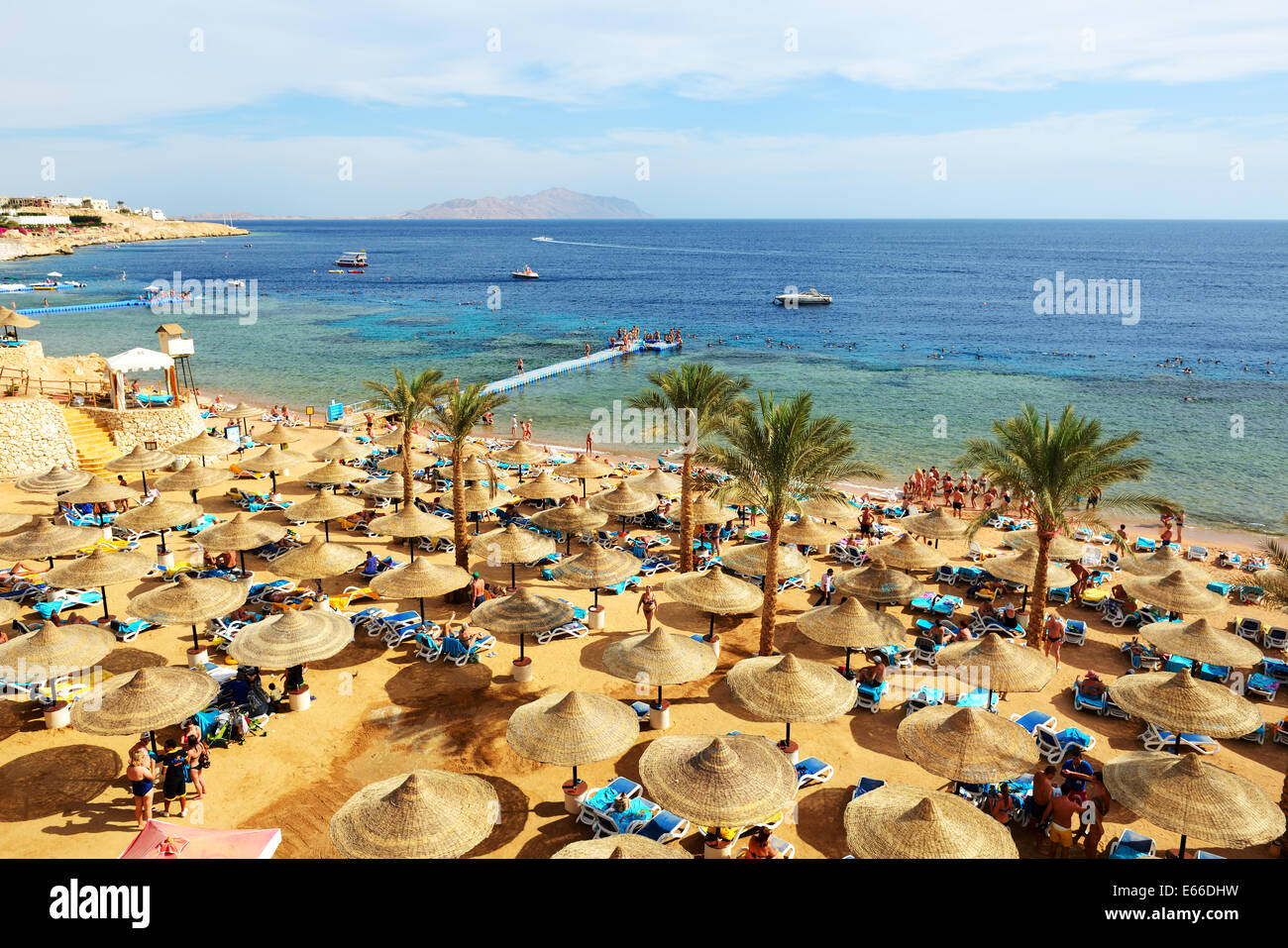 Sharm el sheikh beach tourists hi-res stock photography and images - Alamy