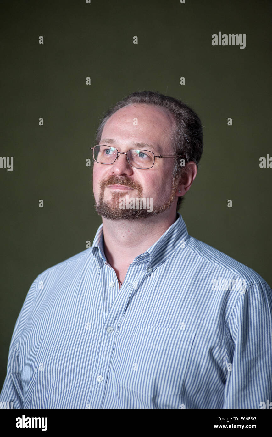 Scottish crime writer, Stuart MacBride, attending the Edinburgh ...