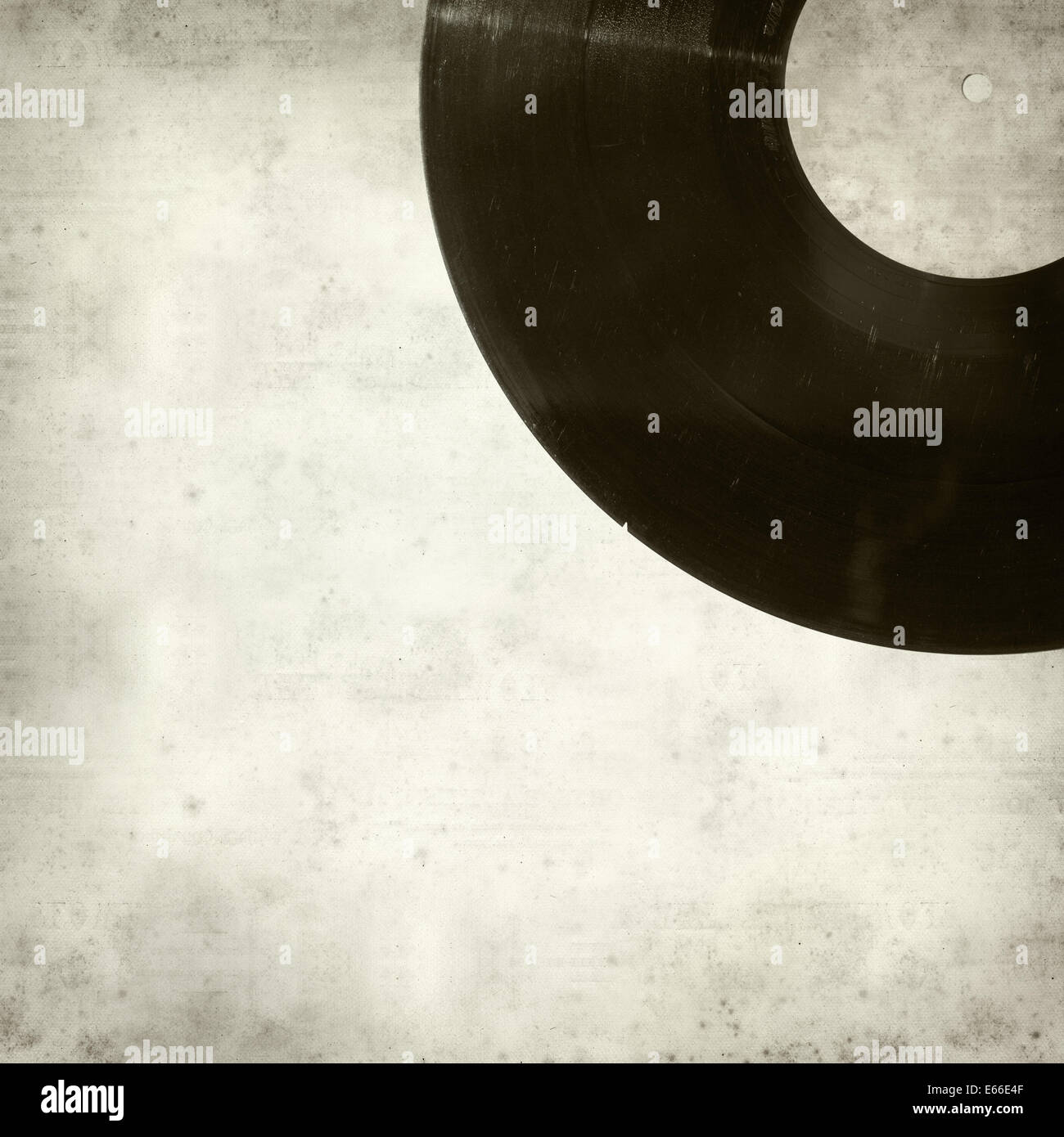 textured old paper background with vinyl disc Stock Photo - Alamy